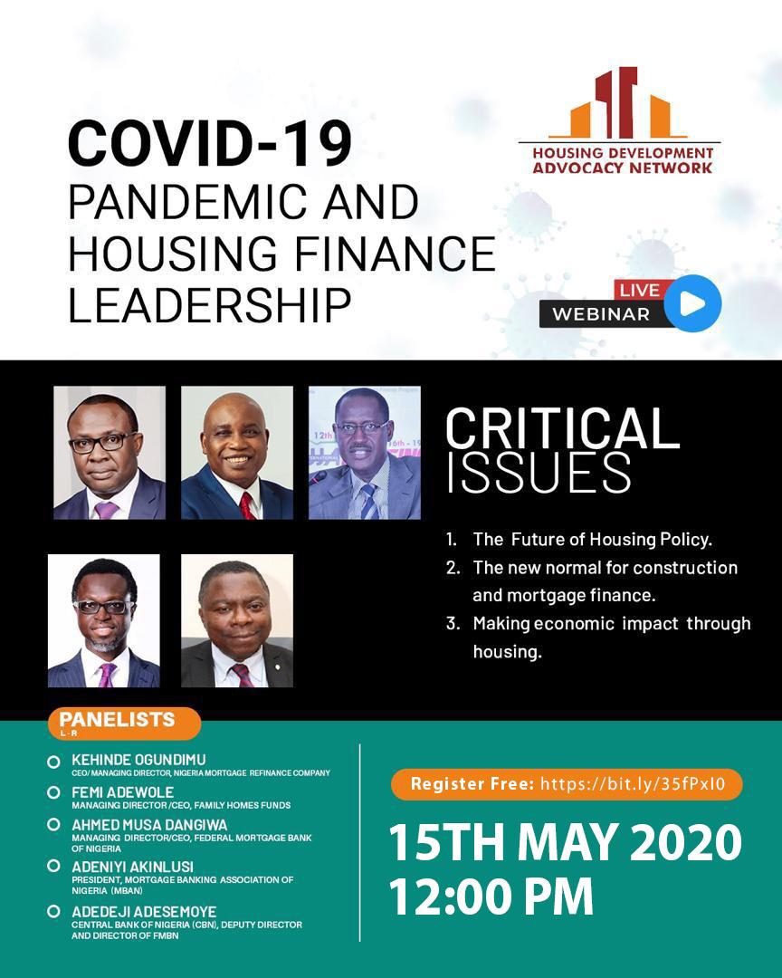 Housing Development Advocacy Network Lines up Webinars for May 2020 ...